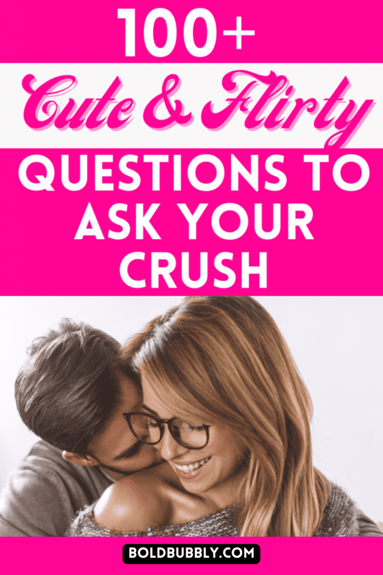 103 Cute & Flirty Questions To Ask Your Crush - Bold & Bubbly