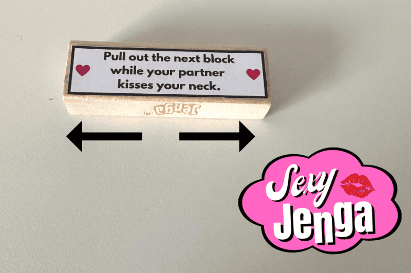 Sexy Jenga Date Night Game For Couples - Bold & Bubbly