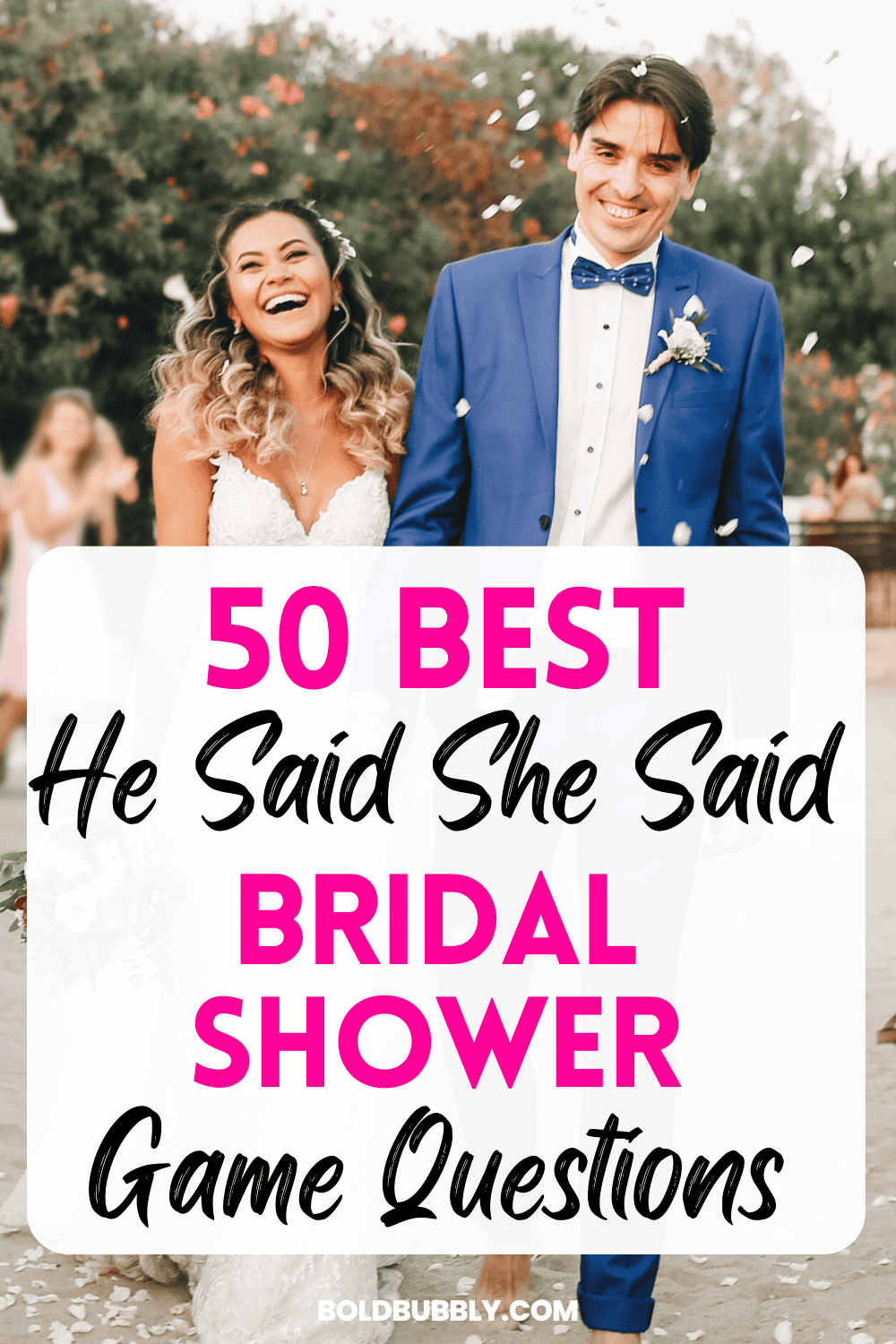 50 Best He Said She Said Bridal Shower Game Questions + Free Printable ...