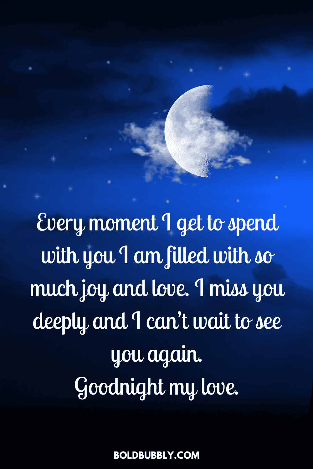 100+Romantic Long Goodnight Messages For Her - Bold & Bubbly