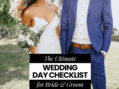 The Ultimate Wedding Day Checklist for the Bride & Groom - Bold & Bubbly